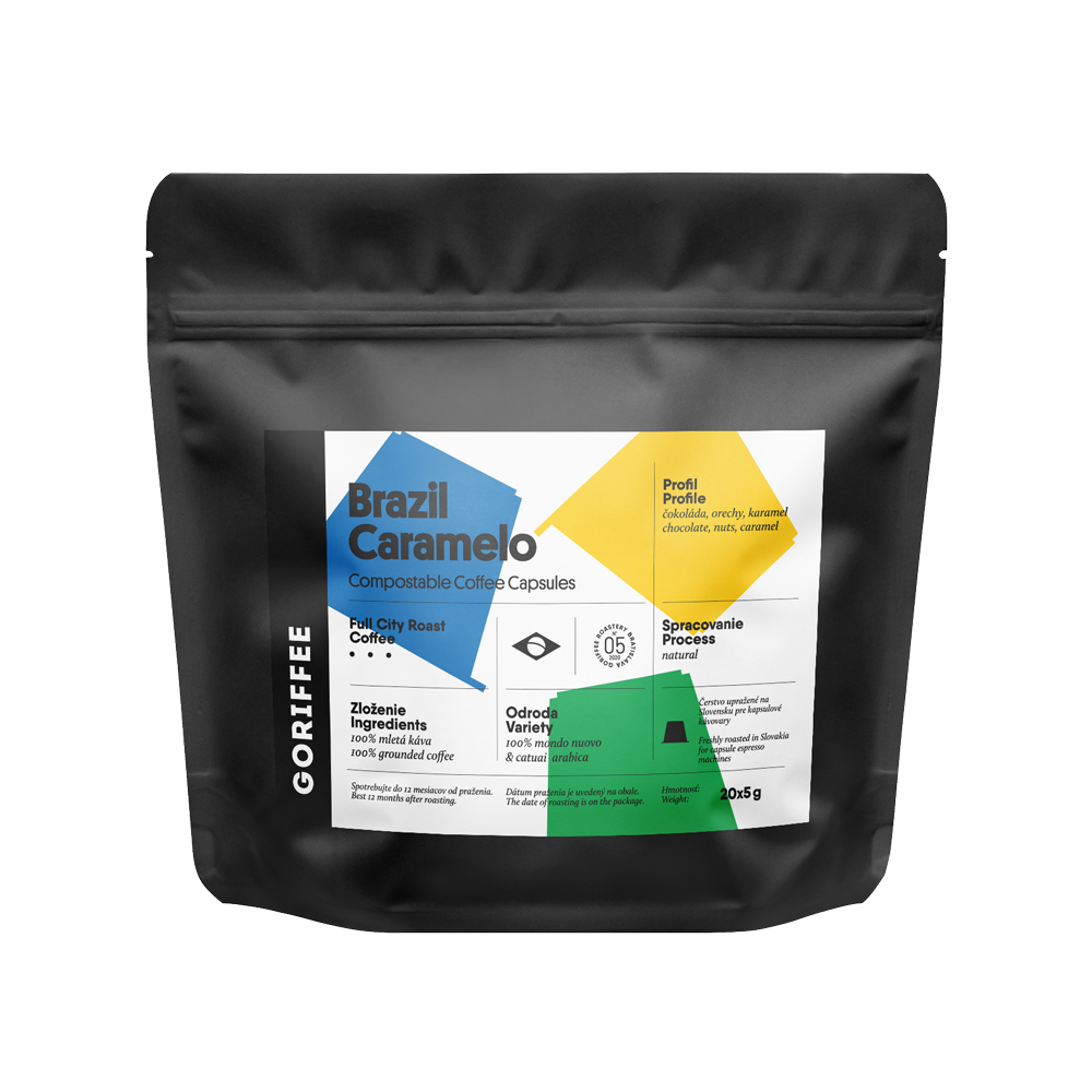 Brazil Caramelo - kávové kapsule - Goriffee roastery