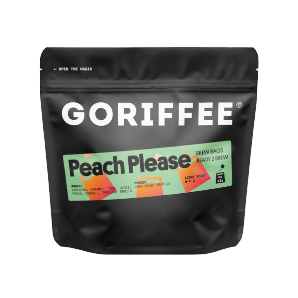 Peach Please Brew Bags - Goriffee roastery